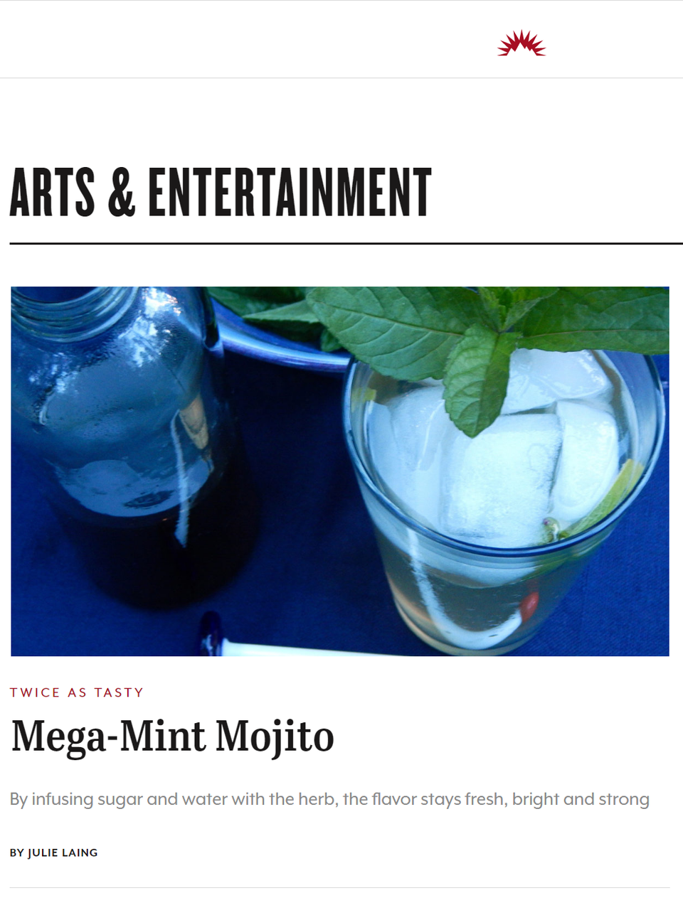 Mega-Mint Mojito – Twice as Tasty